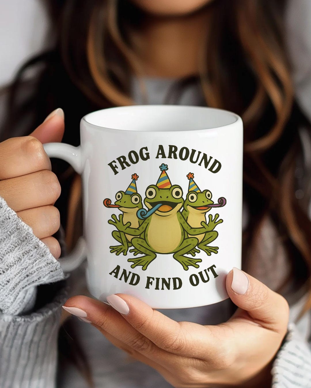 Silly Frog Mug: "frog Around & Find Out" Funny Toads Coffee Cup Gift - Etsy