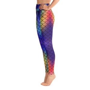 Mermaid Leggings Women Dragon Fish Scale Leggings Reptile - Etsy