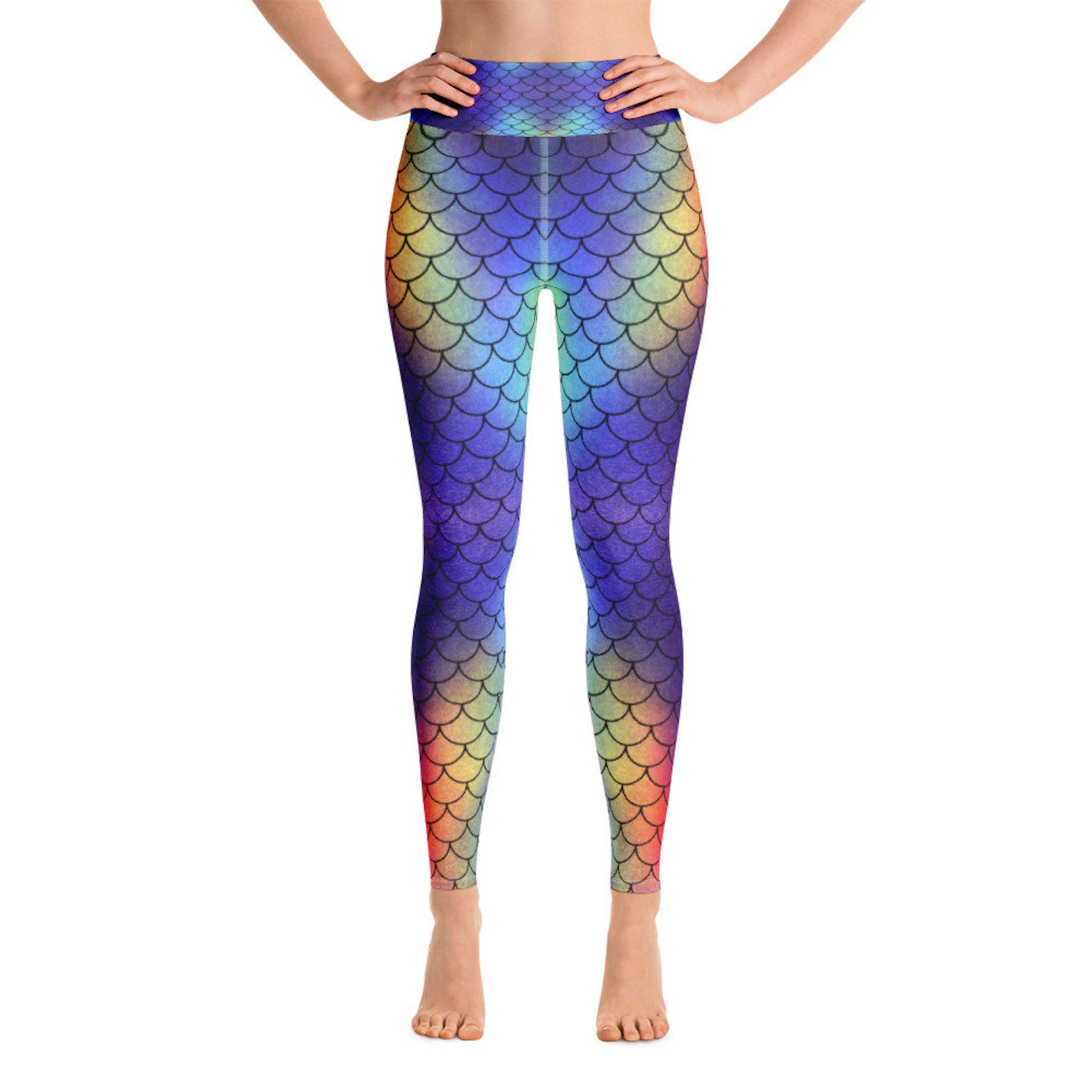 Mermaid Leggings Women Dragon Fish Scale Leggings Reptile - Etsy
