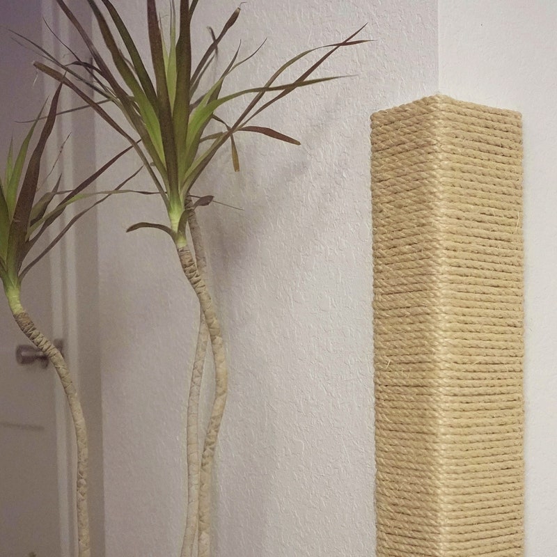 Sisal Cat Scratcher Tall - Etsy