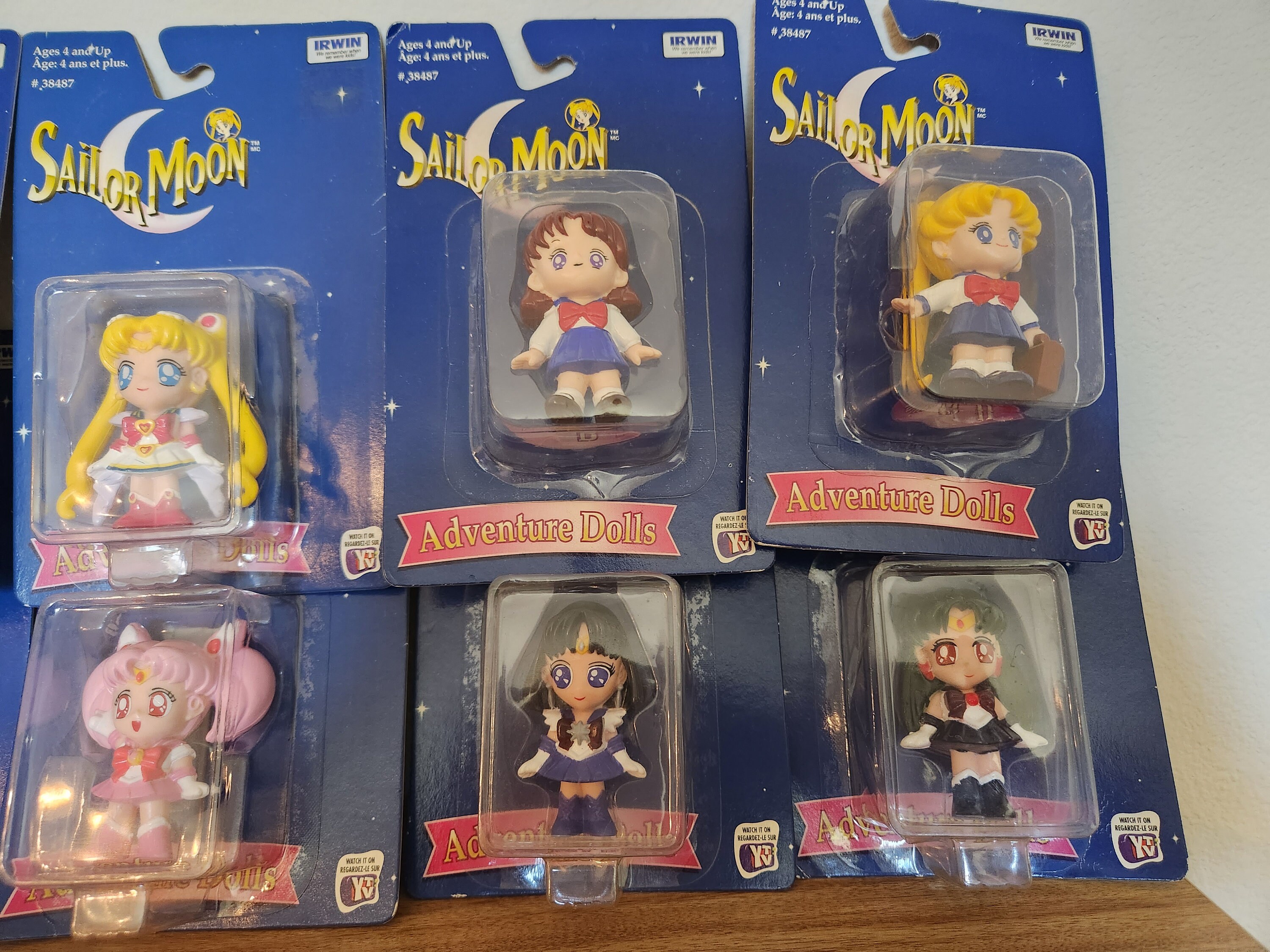 Complete Set of 17 Sailor Moon 1990s Irwin Adventure Doll Set / Chibi ...