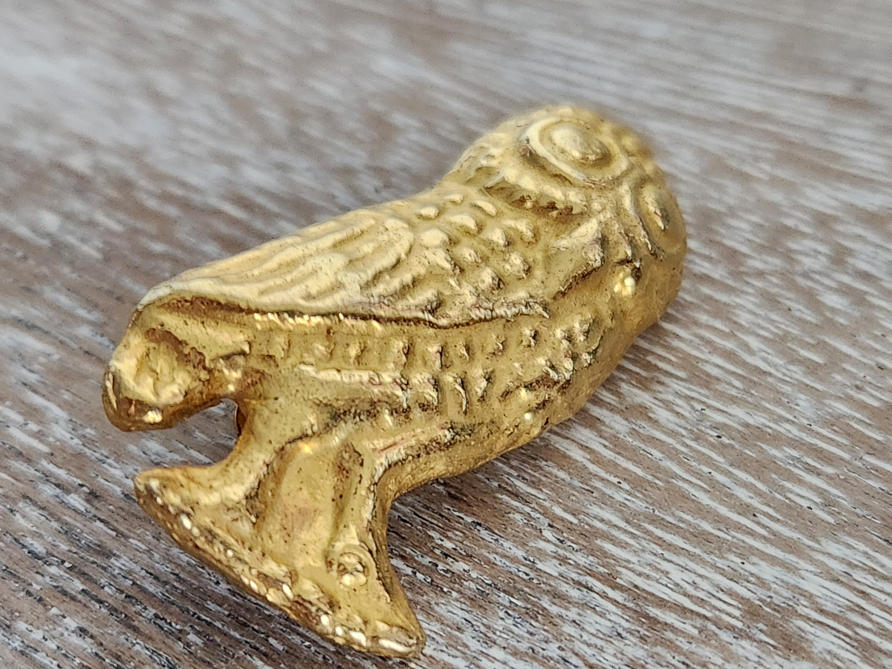 Signed Vintage MMA Metropolitan Museum of Art Scythian Owl Brooch / 70s ...