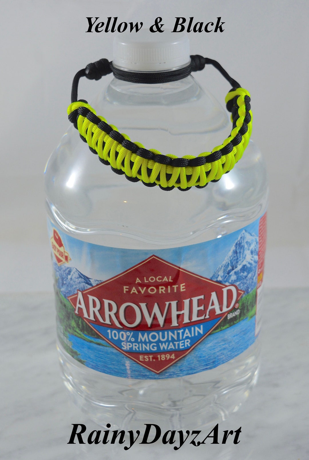 Paracord Water Bottle Handle, Hiking Gift, One Gallon Jug Handle ...
