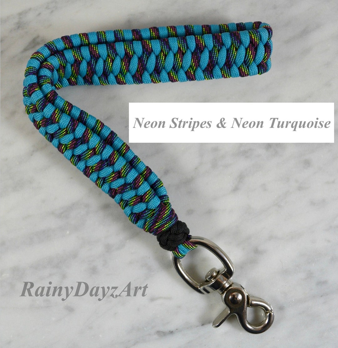 Traffic Leash, Dog Traffic Leads, Rainbow Paracord Short Lead, Dog ...