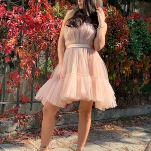 Women Tulle Dress/tutu Dress/layered Dress/wedding Dress/ruffle Dress ...