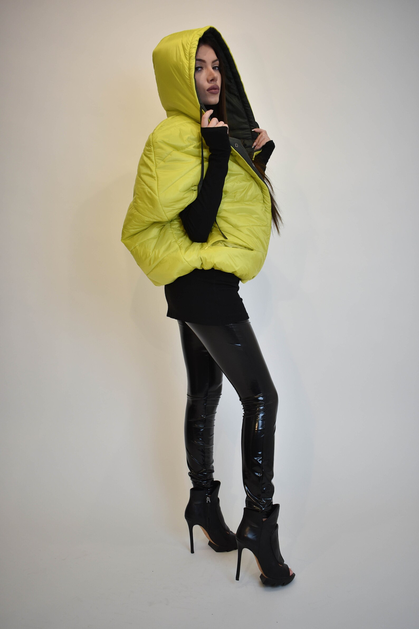 Yellow Quilted Jacket/windproof Jacket/yellow Warm | Etsy