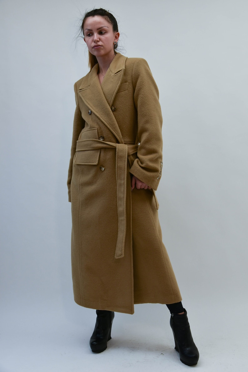 Handmade Wool Coat/Winter Coat/Cashmere Wool Coat/Long Sleeve | Etsy