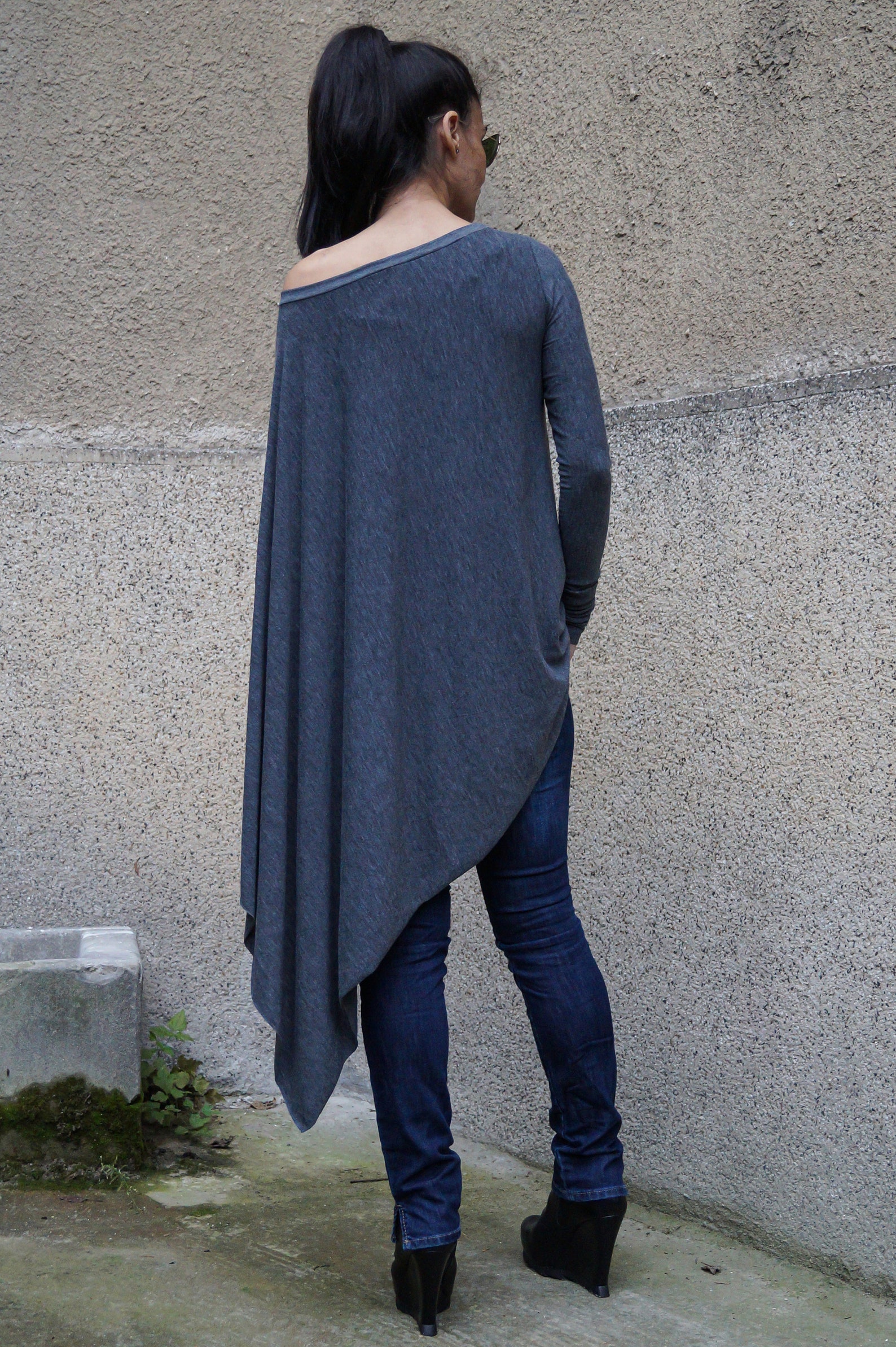 Loose Blouse/long Blouse/batwing Top/oversize Top/extravagant - Etsy