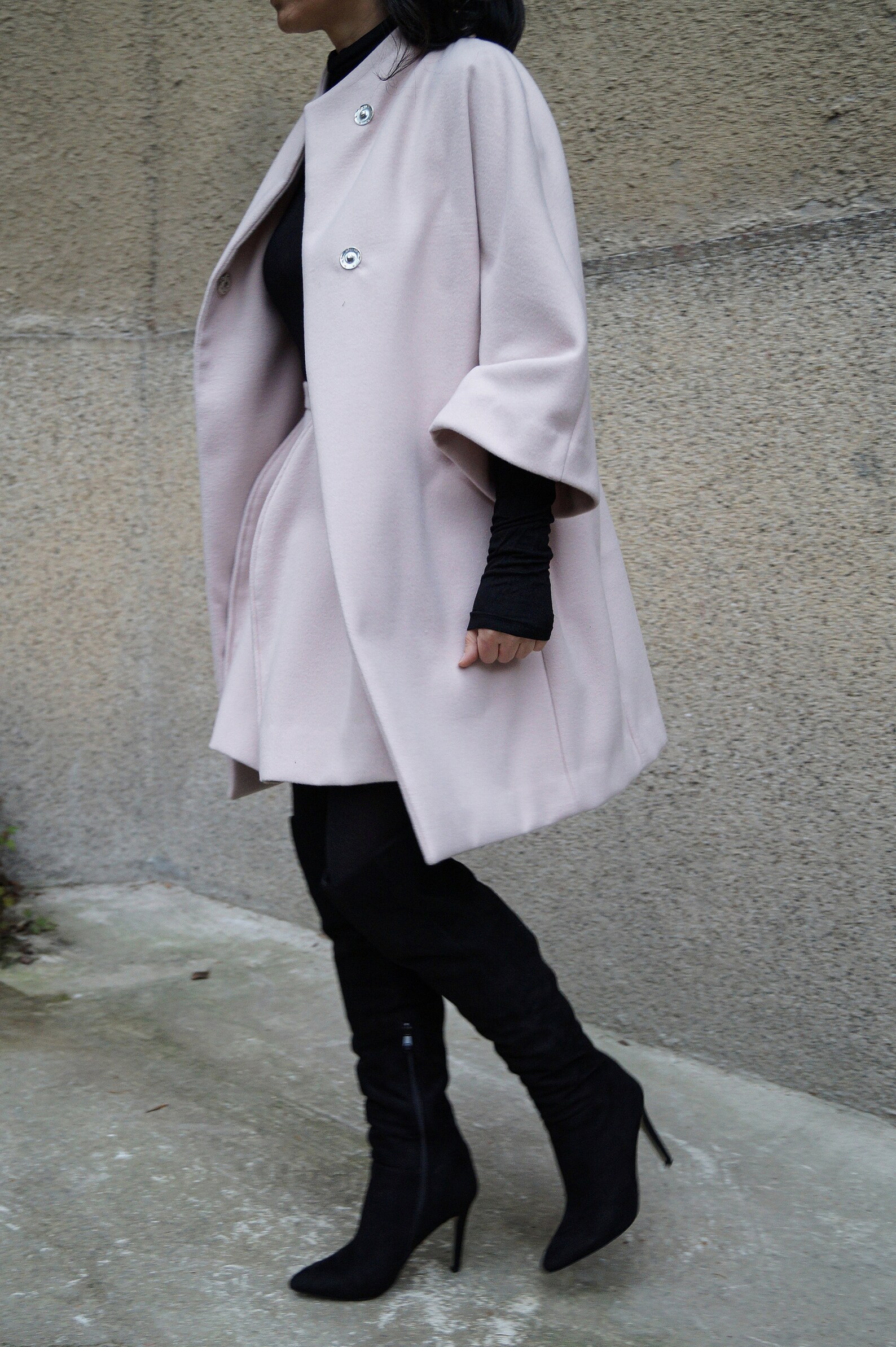 Handmade Wool Coat/winter Coat/cashmere Wool Coat/long Sleeve | Etsy