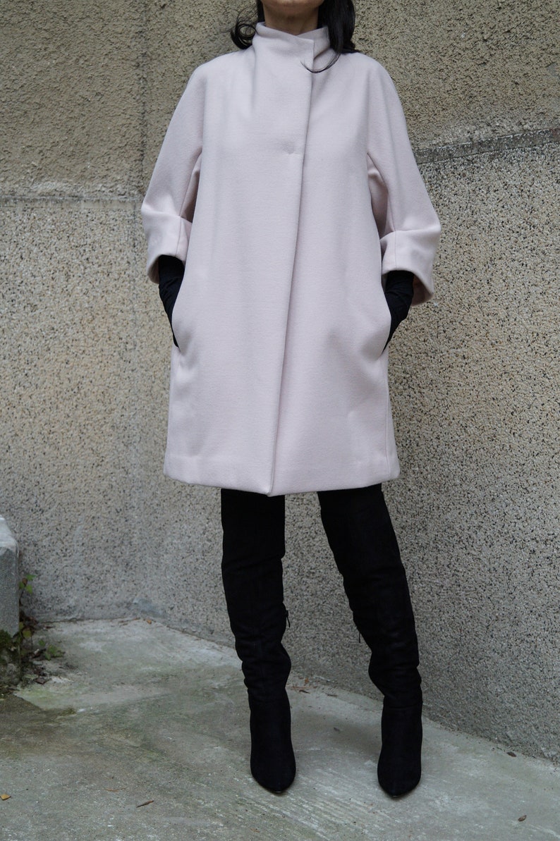 Handmade Wool Coat/winter Coat/cashmere Wool Coat/long Sleeve | Etsy