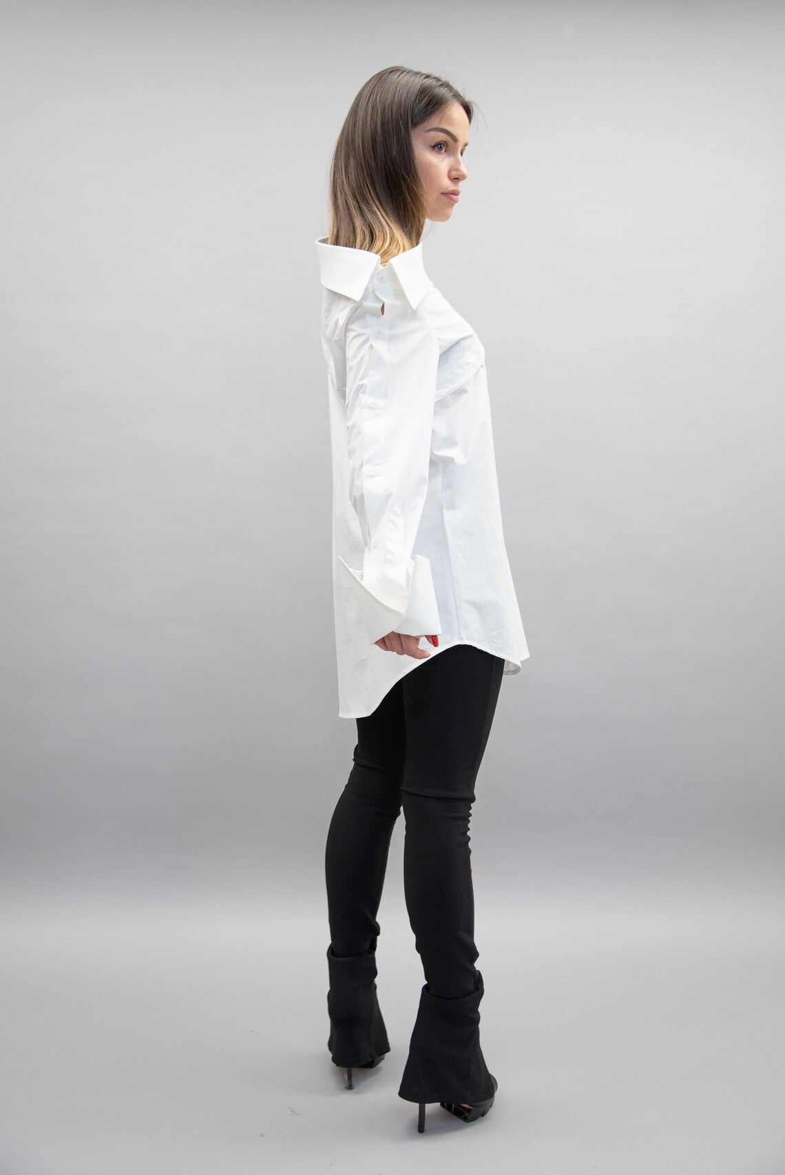 Oversized Convertible Shirt/handmade Detachable - Etsy