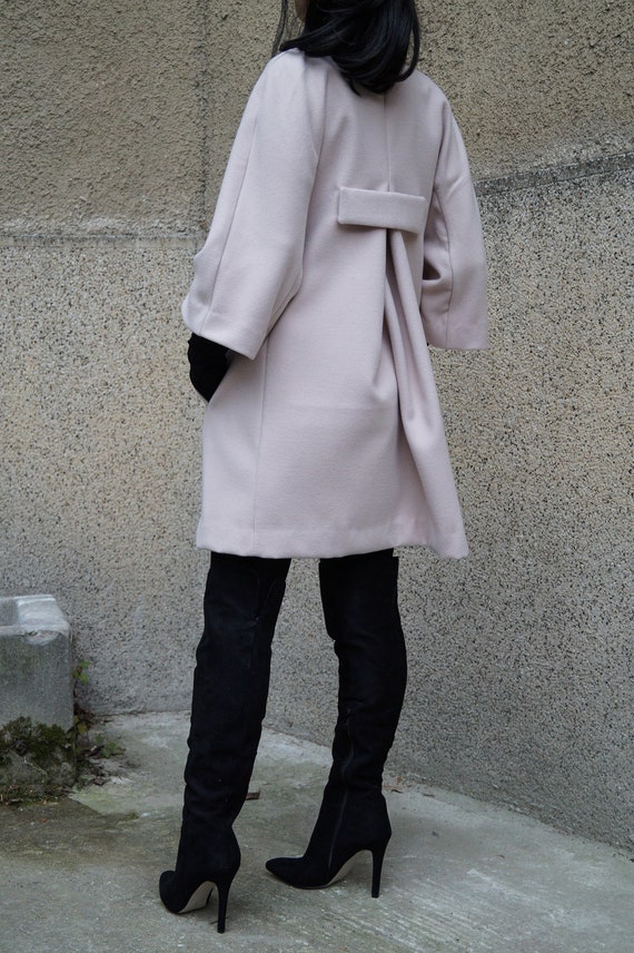 Handmade Wool Coat/winter Coat/cashmere Wool Coat/long Sleeve | Etsy
