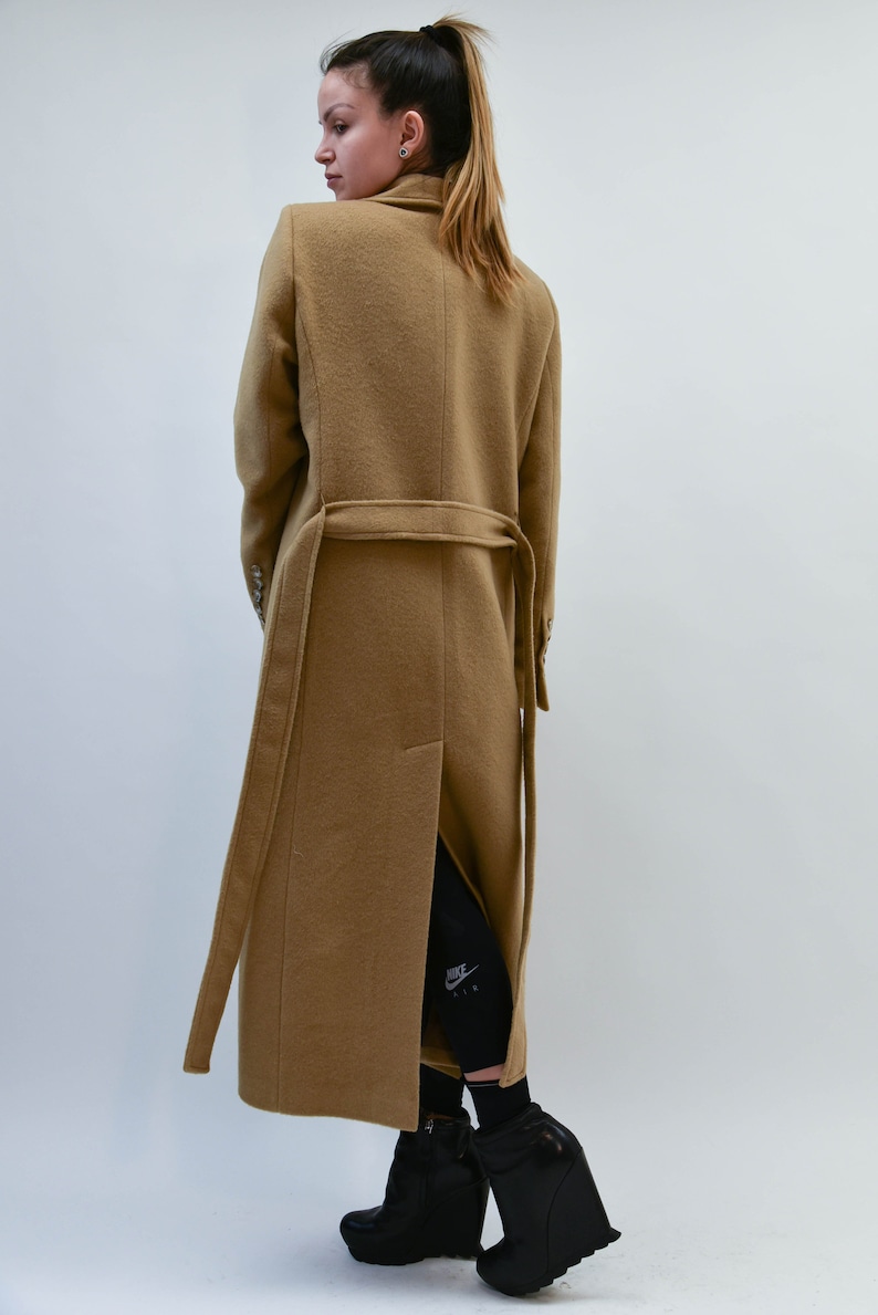 Handmade Wool Coat/Winter Coat/Cashmere Wool Coat/Long Sleeve | Etsy