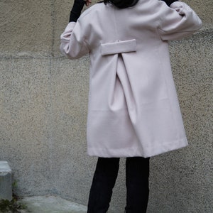 Handmade Wool Coat/winter Coat/cashmere Wool Coat/long Sleeve Trench ...