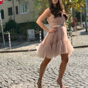 Women Tulle Dress/tutu Dress/layered Dress/wedding Dress/ruffle Dress ...