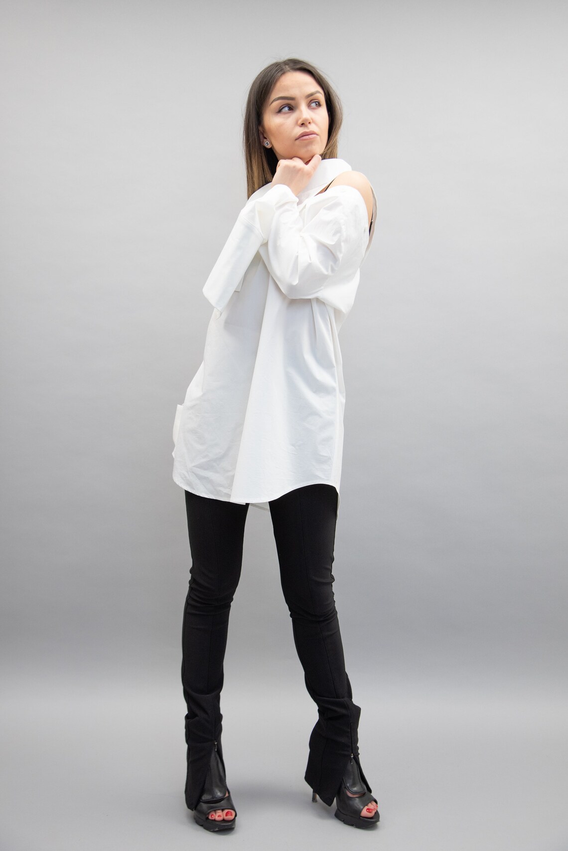 Oversized Convertible Shirt/handmade Detachable - Etsy