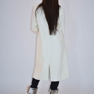 Handmade Wool Coat/winter Coat/cashmere Wool Coat/long Sleeve Trench ...