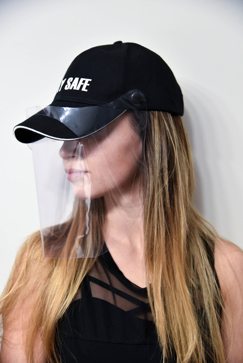 Cap With Detachable Shield/flexible Visor/baseball Hat With | Etsy