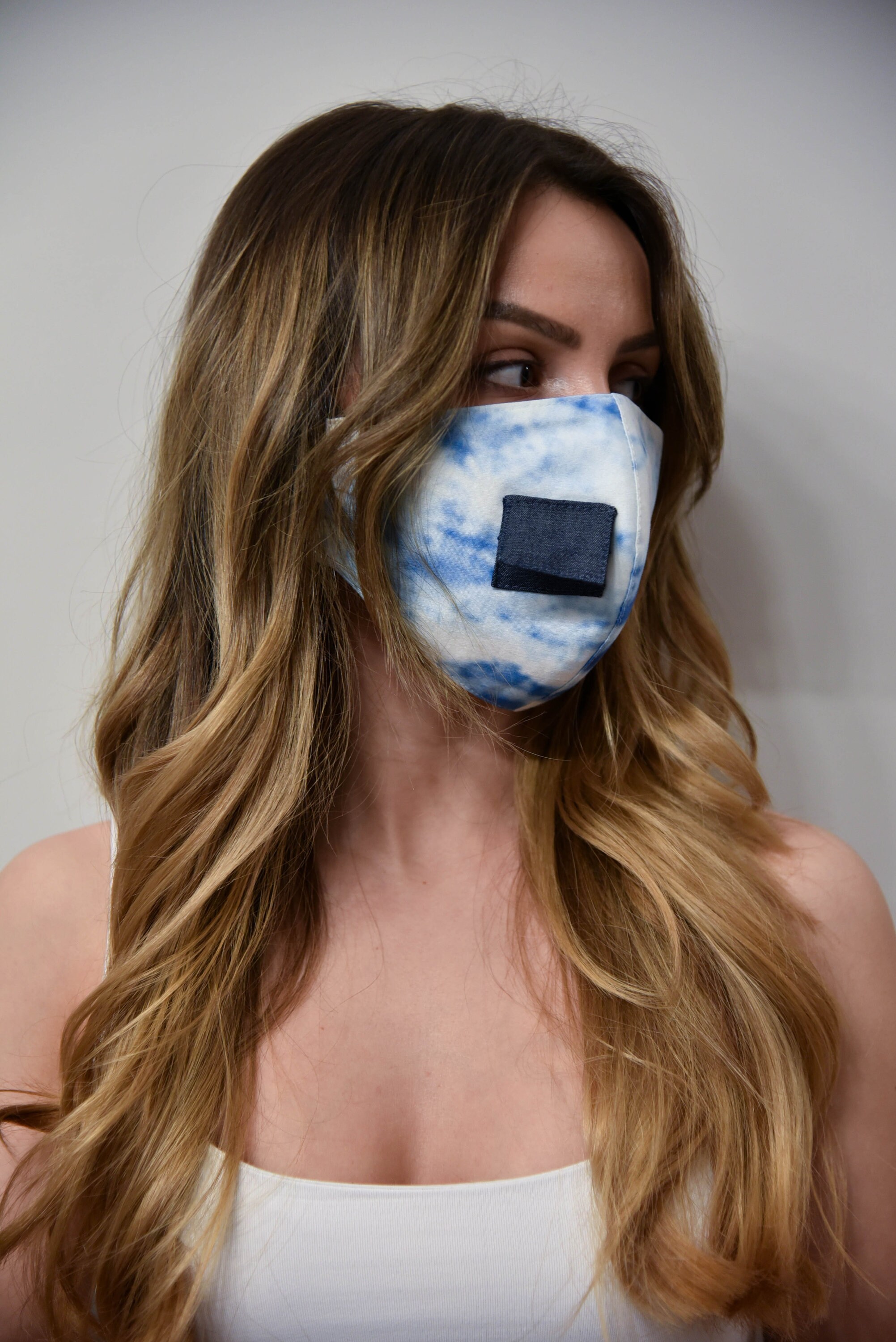 Face Mask with Slit/Face Mask with Opening/Washable | Etsy