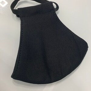 Black Face Mask With Filter/activity Accessory/washable Mask/reusable ...