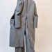Patch Pocket Coat/long Wool Coat/all Season Collar Coat/straight Cut ...
