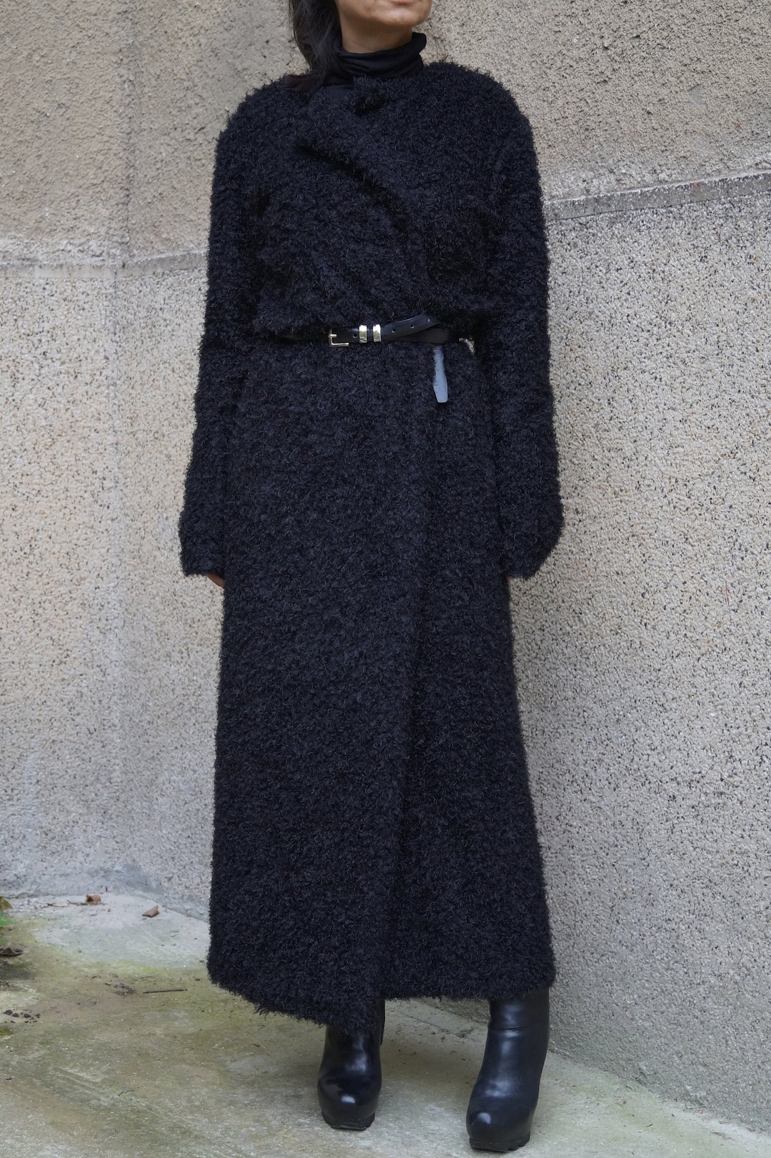 Fluffy Cardigan/dropped Cardigan/long Cardigan/longline Coat/long ...