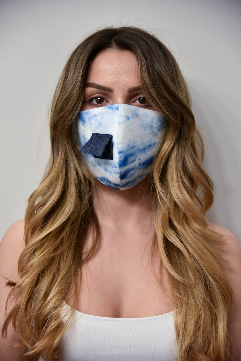 Face Mask With Slit/face Mask With Opening/washable - Etsy UK