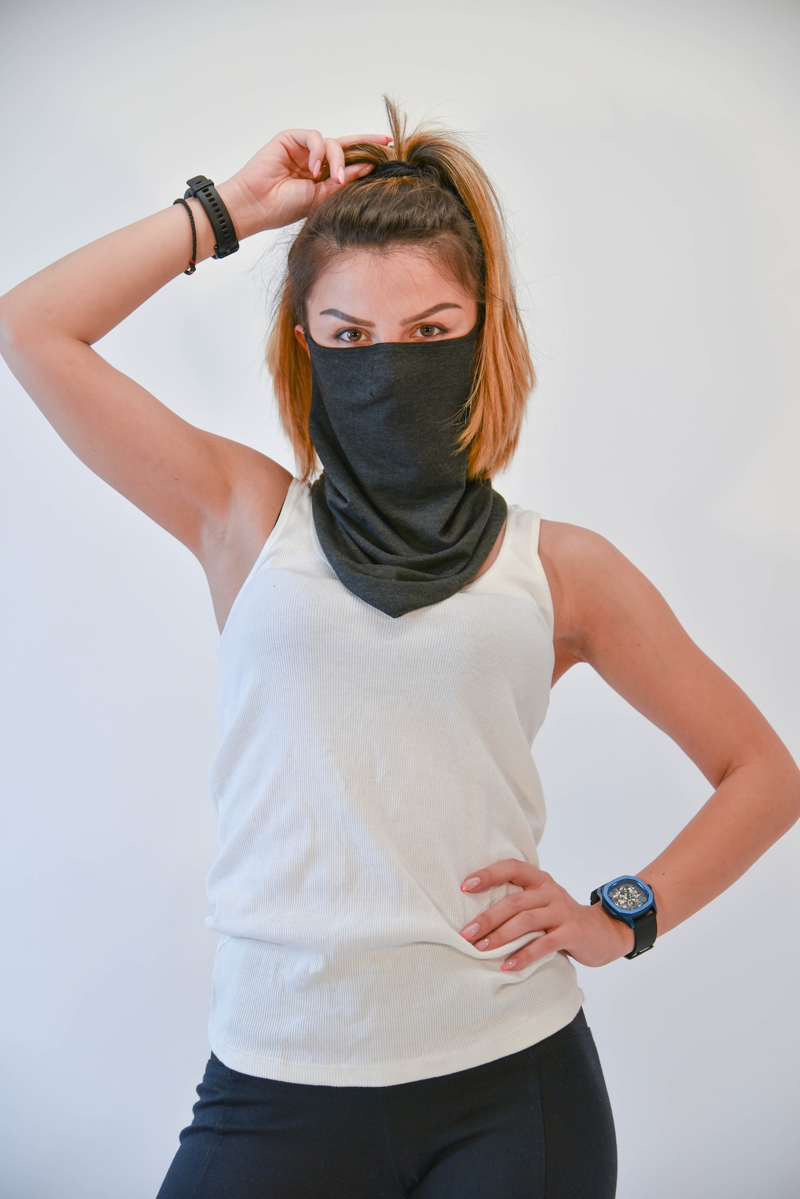 Gray Long Face Mask/activity Accessory/washable Mask/reusable - Etsy