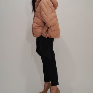 Rose Quilted Jacket/windproof Jacket/nude Warm Jacket/extra Warm Coat ...