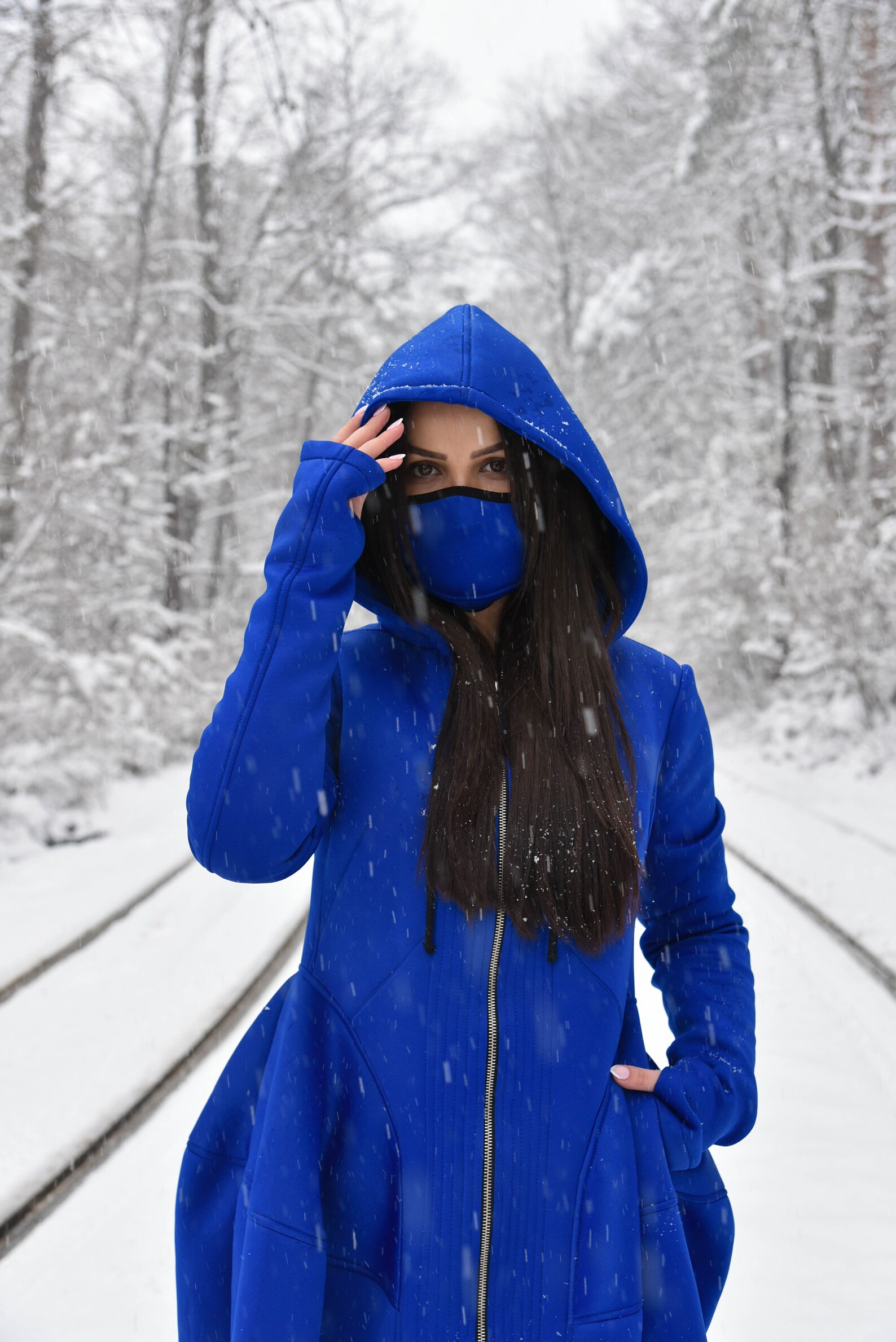 Face Mask With Filter/blue Mask/activity Mask/face Washable - Etsy