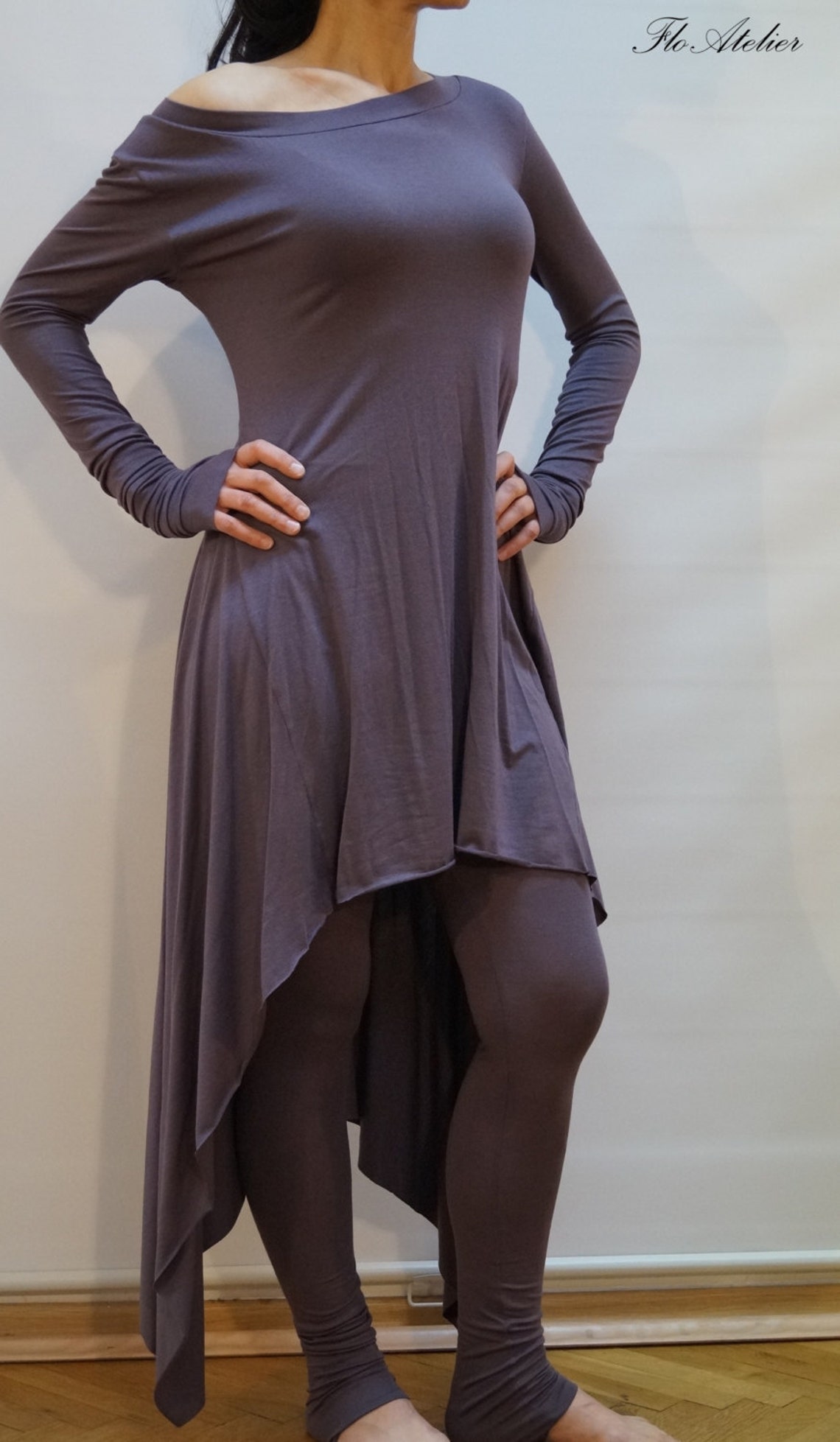 Asymmetrical Maxi Tunic/ Summer Long Top/asymmetrical Dress/ Summer ...