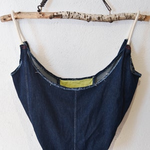 Handmade Denim Bag/large Denim Bag/soft Bag/fashion Denim Bag/handmade ...