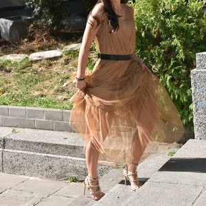 Women Tulle Dress/tutu Dress/layered Dress/wedding Dress/ruffle Dress ...