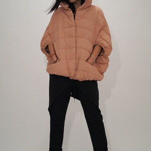 Rose Quilted Jacket/windproof Jacket/nude Warm Jacket/extra Warm Coat ...