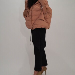 Rose Quilted Jacket/windproof Jacket/nude Warm Jacket/extra Warm Coat ...