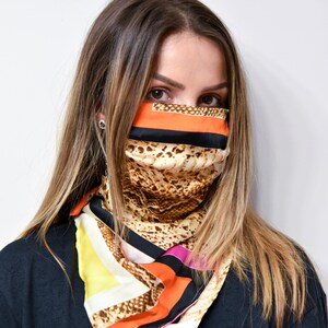 Long Face Mask /activity Accessory/washable Mask/reusable Washable Mask ...