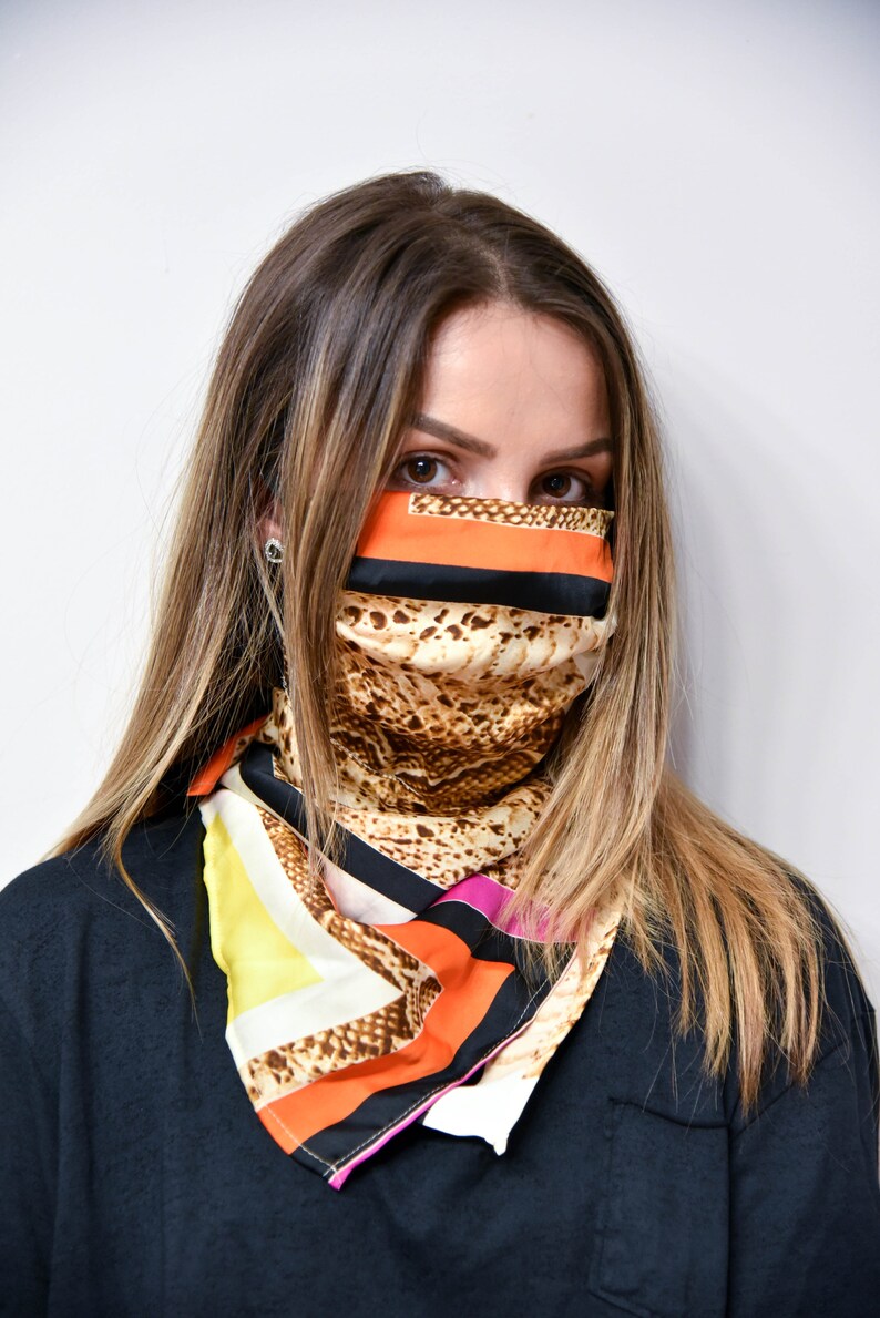 Long Face Mask /activity Accessory/washable Mask/reusable - Etsy