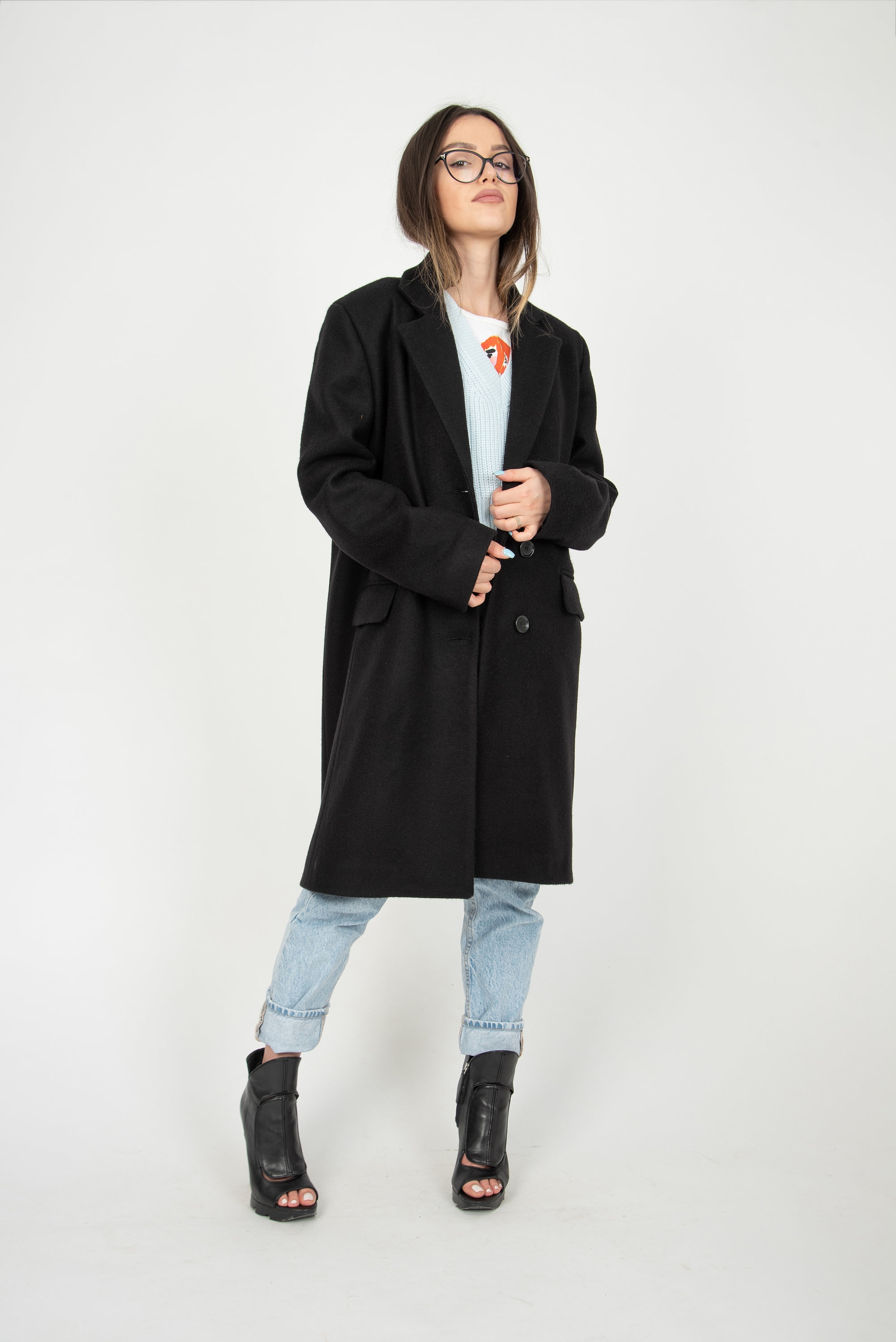 Oversize Long Wool Coat/winter Cape Coat/cashmere Wool Coat/winter Cape ...