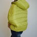 Yellow Quilted Jacket/windproof Jacket/yellow Warm Jacket/double Sided ...