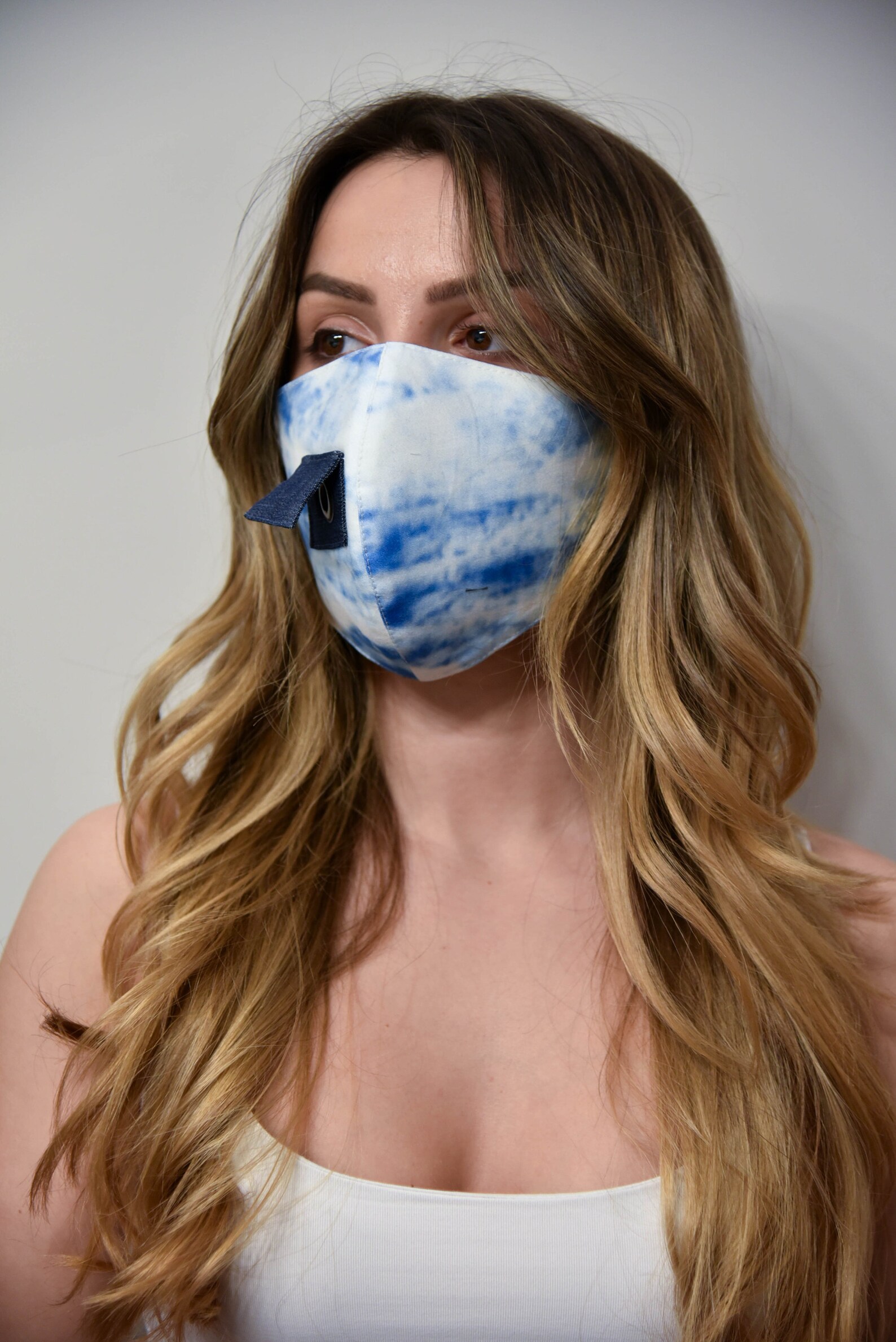 Face Mask with Slit/Face Mask with Opening/Washable | Etsy