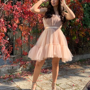 Women Tulle Dress/tutu Dress/layered Dress/wedding Dress/ruffle Dress ...