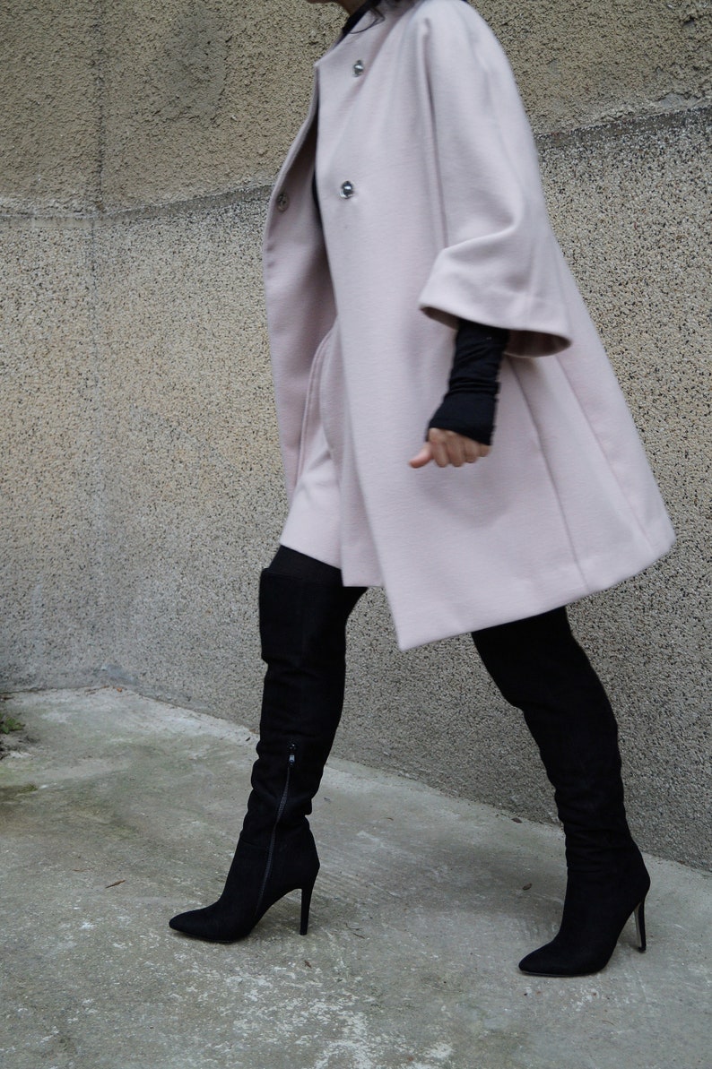 Handmade Wool Coat/winter Coat/cashmere Wool Coat/long Sleeve | Etsy