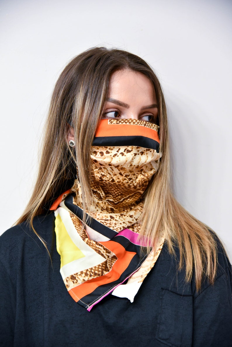 Long Face Mask /activity Accessory/washable Mask/reusable - Etsy