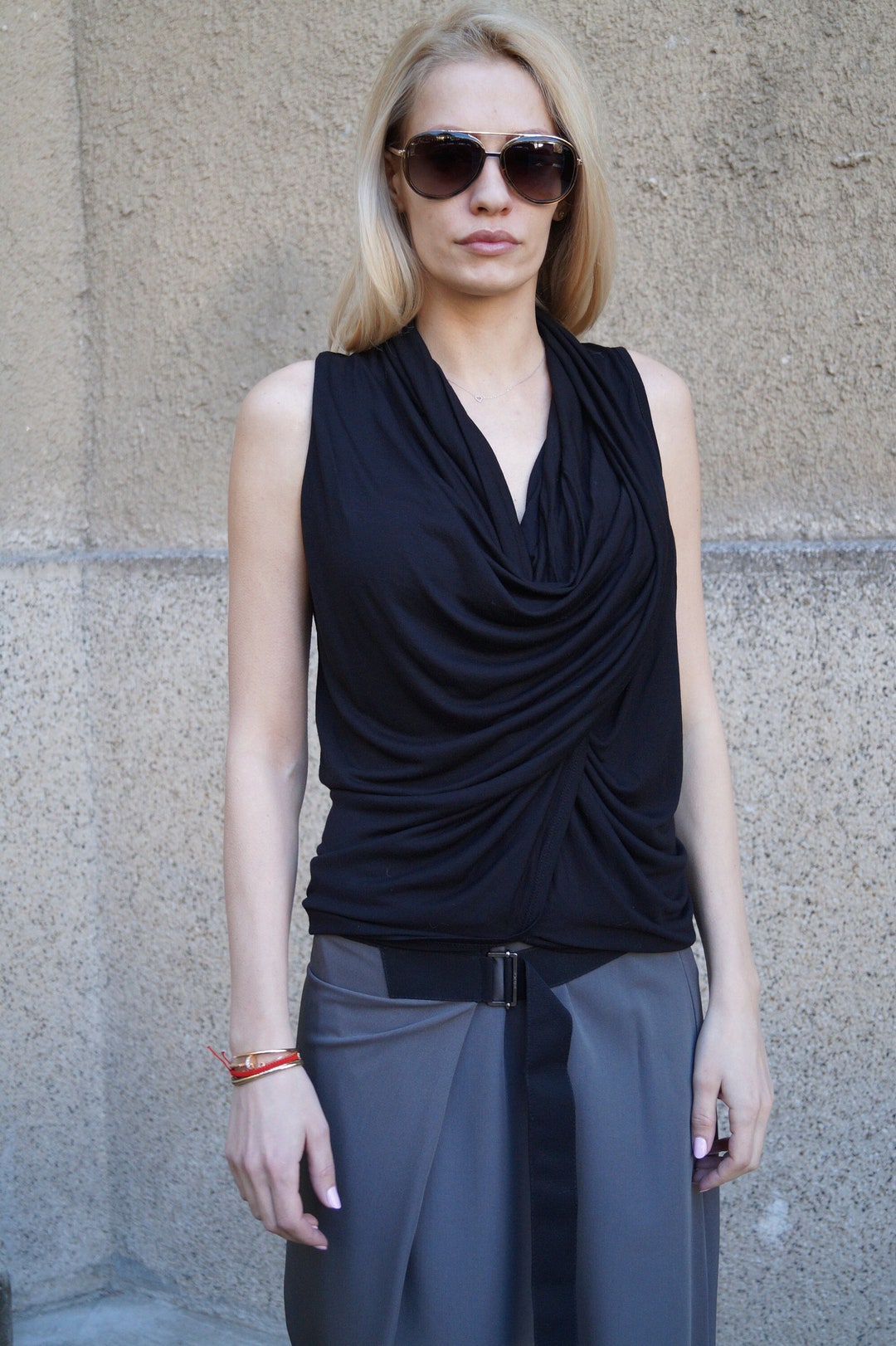 Twisted Top/loose Blouse/oversized Twisted Top/extravagant Top/daywear ...