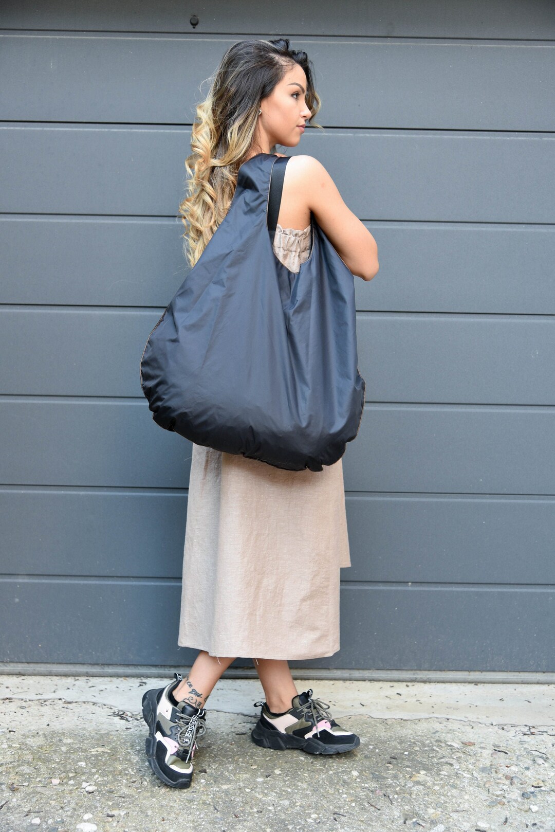 Handmade Double Sided Bag/large Waterproof Bag/soft Bag/fashion Bag ...
