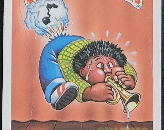 Garbage Pail Kids Johnny One-note (1986) Sticker - Etsy