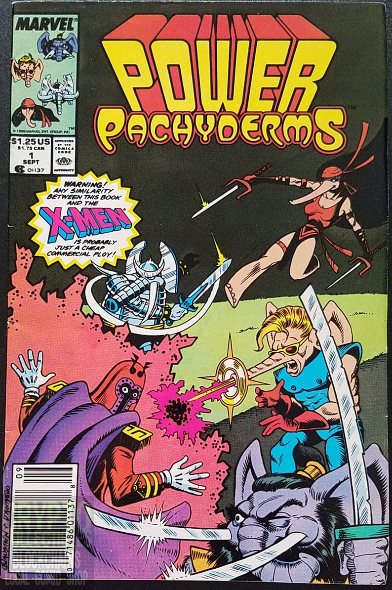 Power Pachyderms #1 (1989) Comic Book - Etsy