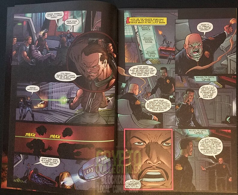 Future Cop L.A.P.D. 1998 Comic Book - Etsy UK