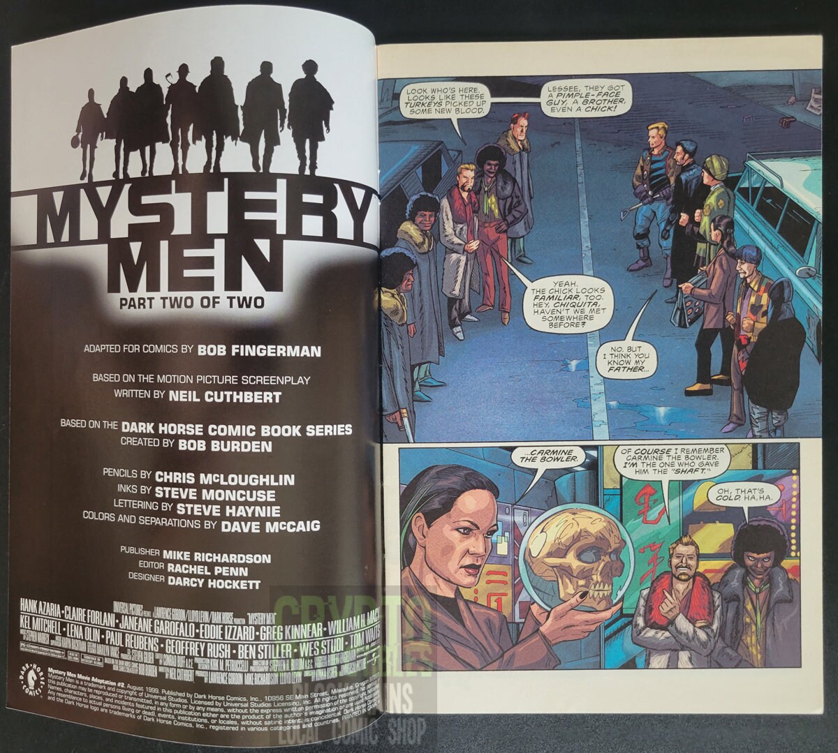 Mystery Men Comic Dark Horse