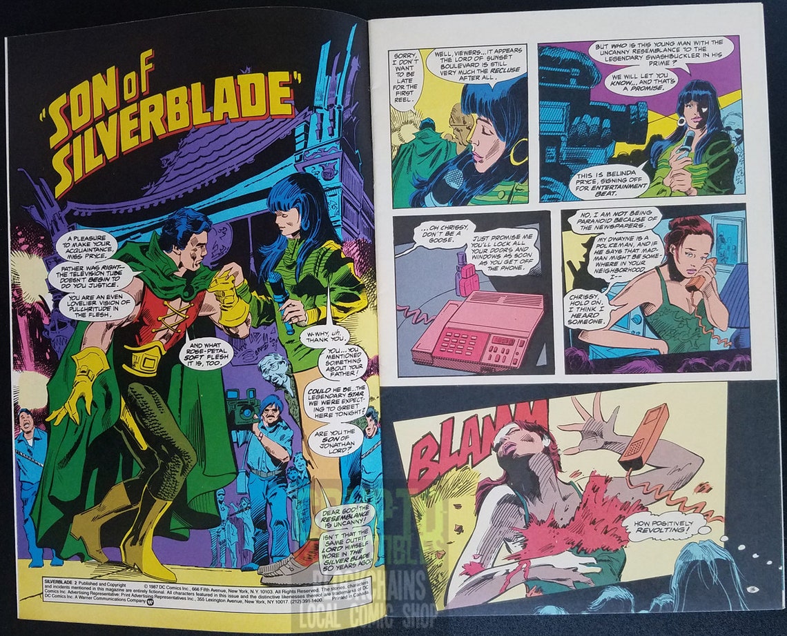 Silverblade 1 & 2 1987 Comic Books - Etsy